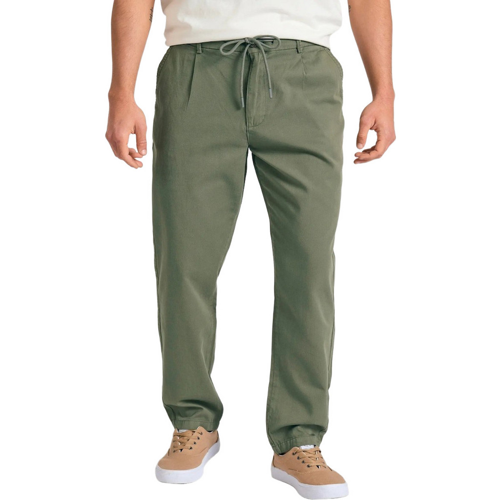 Funky Buddha Ανδρικό Παντελόνι Chino Κανονική Εφαρμογή Χακί FBM011-014 ...