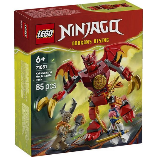 Lego Ninjago Kai's Dragon Mech Battle Pack για 6+ Ετών 71851 | BestPrice.gr