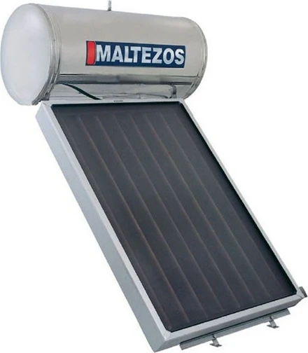 Maltezos H Ηλιακός Θερμοσίφωνας 160lt 2.6m² Inox Τριπλής Ενέργειας ...