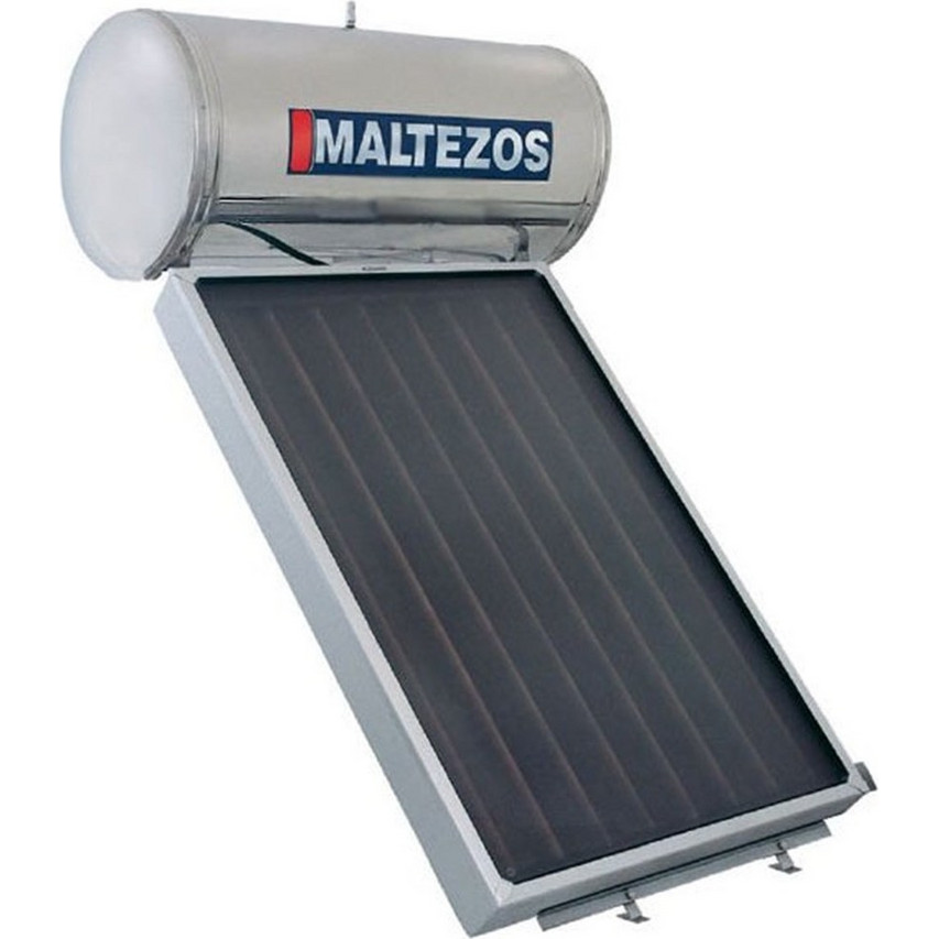 Maltezos H Ηλιακός Θερμοσίφωνας 160lt 2.6m² Inox Τριπλής Ενέργειας ...