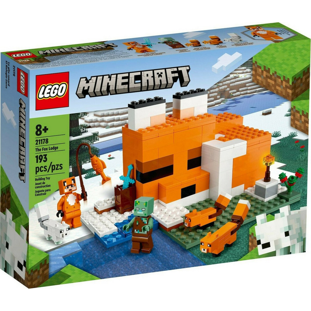 Lego Minecraft The Fox Lodge για 8+ Ετών 21178 | BestPrice.gr