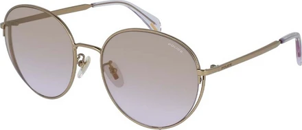 Police Fox 1 SPL834 8FFX Γυναικεία Γυαλιά Ηλίου Στρογγυλά Μεταλλικά ...