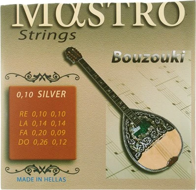 Mastro Custom Σετ 8 Χορδές Μπουζουκιού Silver Plated Copper 10-26" | BestPrice.gr