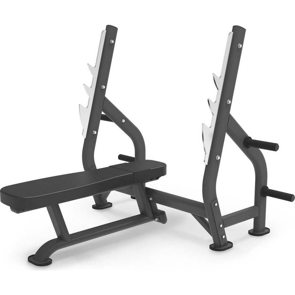 Impulse Flat Bench IT7014B Black Οριζόντιος Πάγκος Γυμναστικής ...
