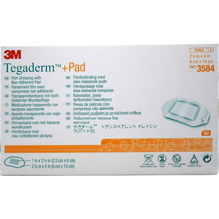 3M Tegaderm Pad Αποστειρωμένο Αδιάβροχο Αυτοκόλλητο Επίθεμα 6x10cm 1τμχ ...