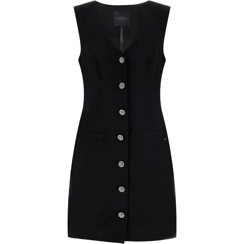 Guess Doris Mini Καλοκαιρινό Φόρεμα για Γάμο / Βάπτιση Μαύρο ...