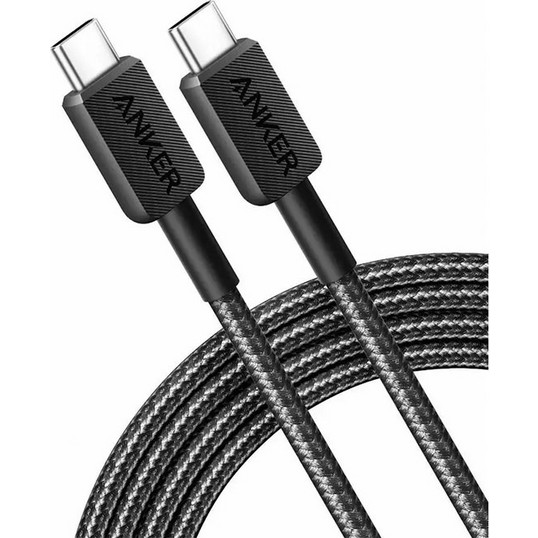 Anker 310 Braided USB-C to USB-C 240W 0.9m Black A81D5H11 | BestPrice.gr