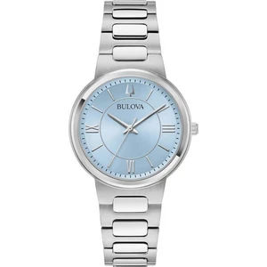 Bulova Γυναικείο Ρολόι με Ασημί Μεταλλικό Μπρασελέ 96L347 | BestPrice.gr