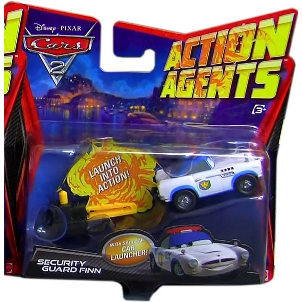 Mattel Disney Pixar Cars 2 Action Agents Security Guard Finn | BestPrice.gr