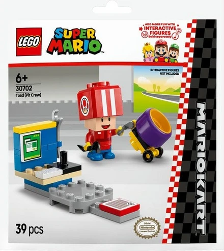 Lego Super Mario Toad (Pit Crew) για 6+ Ετών 30702 | BestPrice.gr