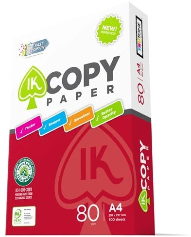 Ik Copy Paper Χαρτί Α4 80gr/m² 500 Φύλλα 41388 | BestPrice.gr
