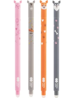 Happy Color Cute Animals Σκύλος - Σκούρο Μπλε Στυλό Gel που Σβήνει 0 ...