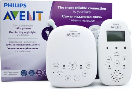 Philips Avent Low SCD711/52 Ασύρματη Ενδοεπικοινωνία Μωρού με Αμφίδρομη ...