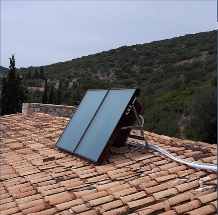 A.S.T. Compact Ηλιακός Θερμοσίφωνας 200lt 3.06m² Inox Διπλής Ενέργειας ...