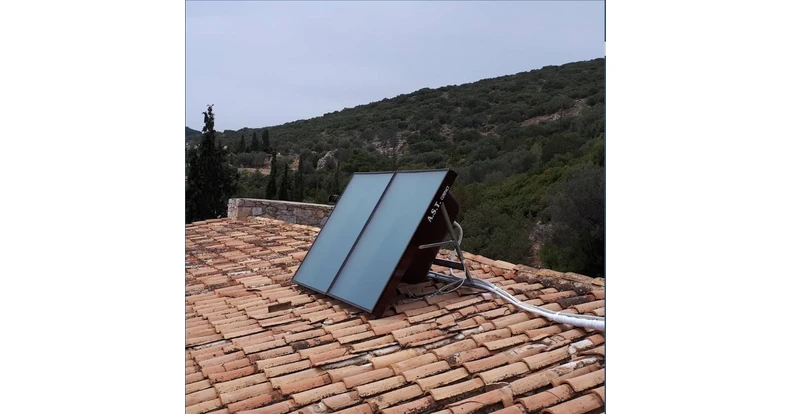 A.S.T. Compact Ηλιακός Θερμοσίφωνας 200lt 3.06m² Inox Διπλής Ενέργειας ...