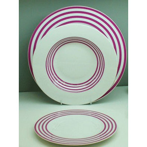 Cryspo Trio Σετ Πιάτα Φαγητού Πορσελάνης Viva Fuchsia 20τμχ | BestPrice.gr