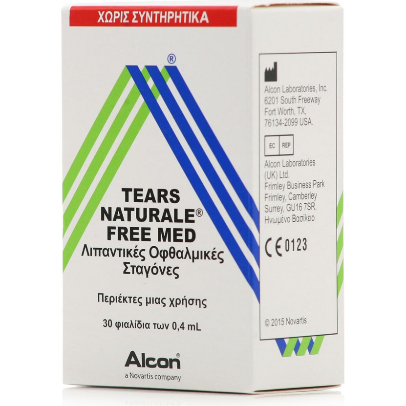 Alcon Tears Naturale Free Med Eye Drops 30x0.4ml | BestPrice.gr