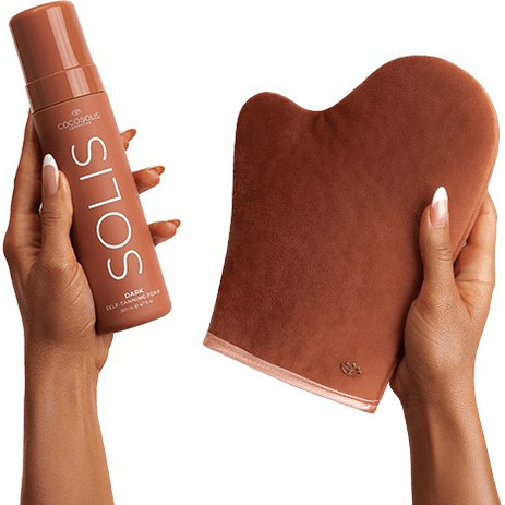Cocosolis Organic Solis Self Tan Mousse Dark Σώματος 200ml + Glove ...