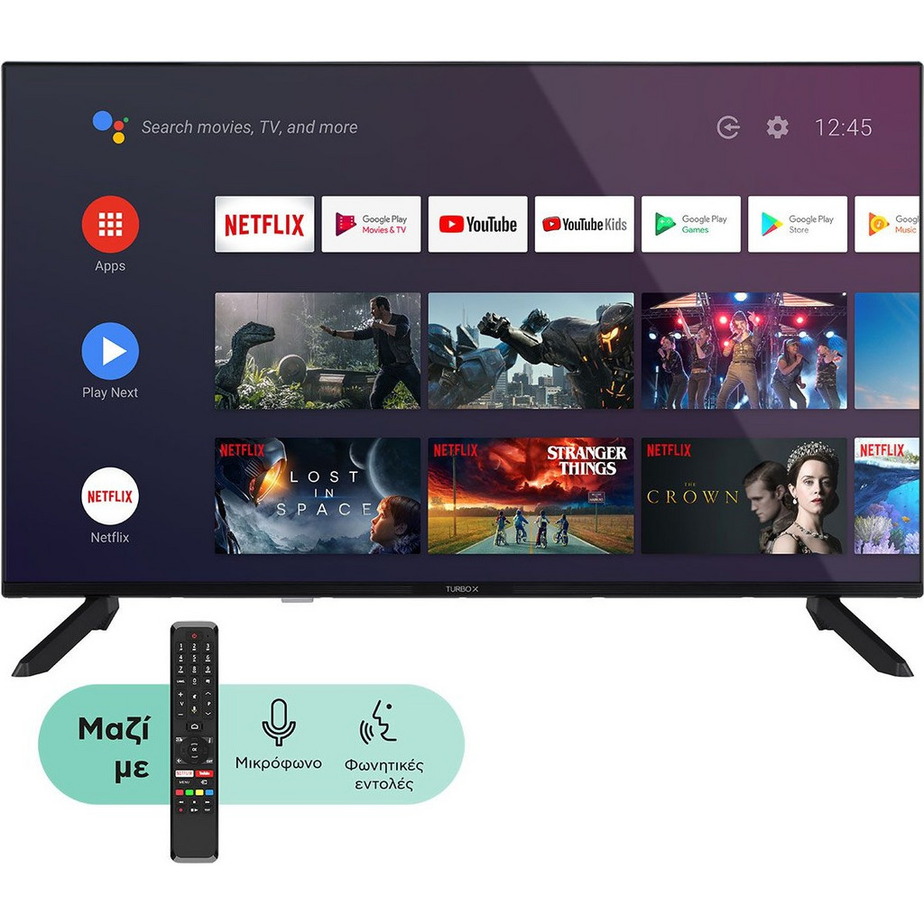 Turbo-X TXV-AU5595SMT Smart Τηλεόραση 55" 4K UHD | BestPrice.gr
