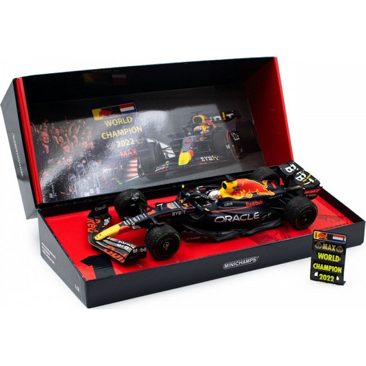 Minichamps Max Verstappen Oracle Red Bull Racing RB18 Formula 1 Winner ...