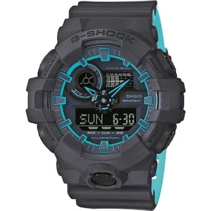 Casio G-Shock Ανδρικό Ρολόι Χρονογράφος με Μαύρο Καουτσούκ Λουράκι GA ...