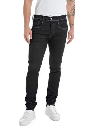Replay Ανδρικό Τζιν Παντελόνι Slim Εφαρμογή Navy Μπλε M1005.000.285308 ...
