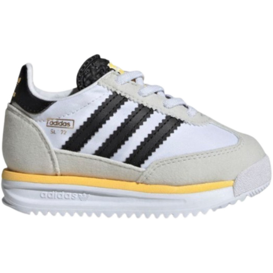 Adidas Originals SL 72 EL Παιδικά Sneakers Λευκά Μαύρα Κίτρινα IH2977 ...