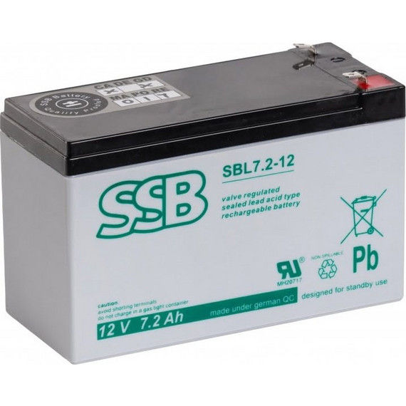 SSB SBL7.2-12 Μπαταρία VRLA-AGM 12V 7.2Ah | BestPrice.gr