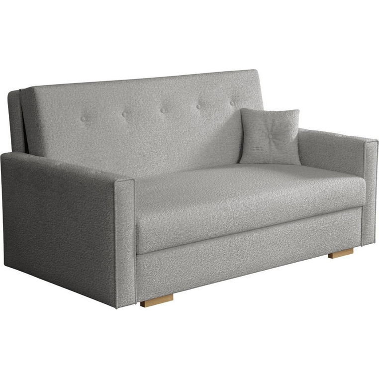 PoliHome Sonic III Τριθέσιος Καναπές Κρεβάτι με Αποθηκευτικό Χώρο Γκρι ...