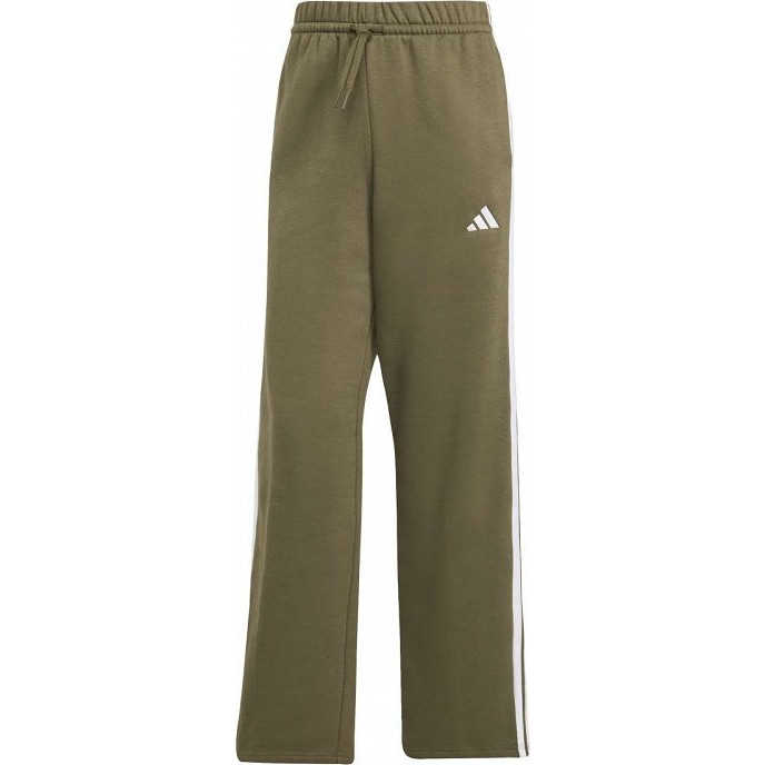 Adidas Essentials 3-Stripes Γυναικείο Παντελόνι Φόρμας Fleece Χακί JX7708 | BestPrice.gr