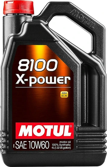 Motul 8100 X-Power Συνθετικό Λάδι Αυτοκινήτου 10W-60 4lt | BestPrice.gr