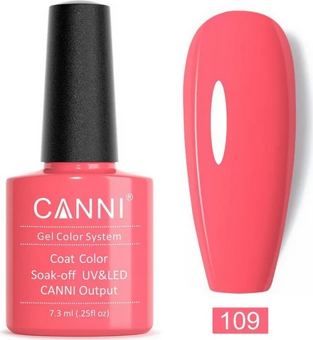 Canni 109 Barbie Pink Ημιμόνιμο Βερνίκι Νυχιών 7.3ml | BestPrice.gr