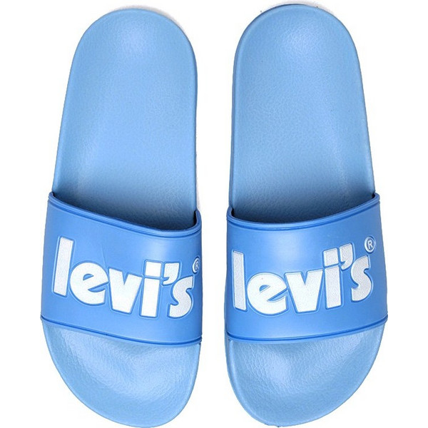 Levi's Pool 2.0 Παιδικές Παντόφλες Καλοκαιρινές για Αγόρι Γαλάζιες ...
