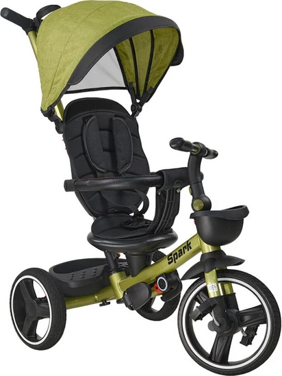 Bebe Stars 360 Spark Τρίκυκλο Ποδήλατο Αναδιπλούμενο με Σκίαστρο ...