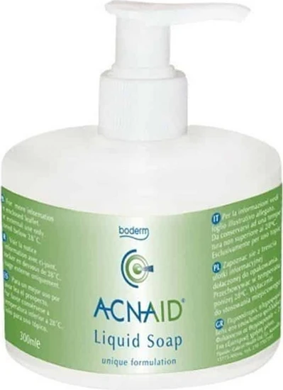 Boderm Acnaid Acne Liquid Soap Λοσιόν Καθαρισμού Προσώπου για Ακμή ...