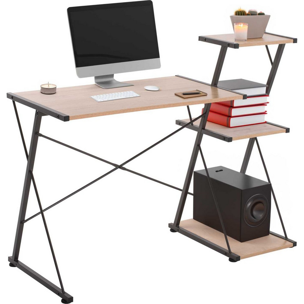 HomeMarkt Γραφείο Ξύλινο 116x48x89cm HM9317 | BestPrice.gr