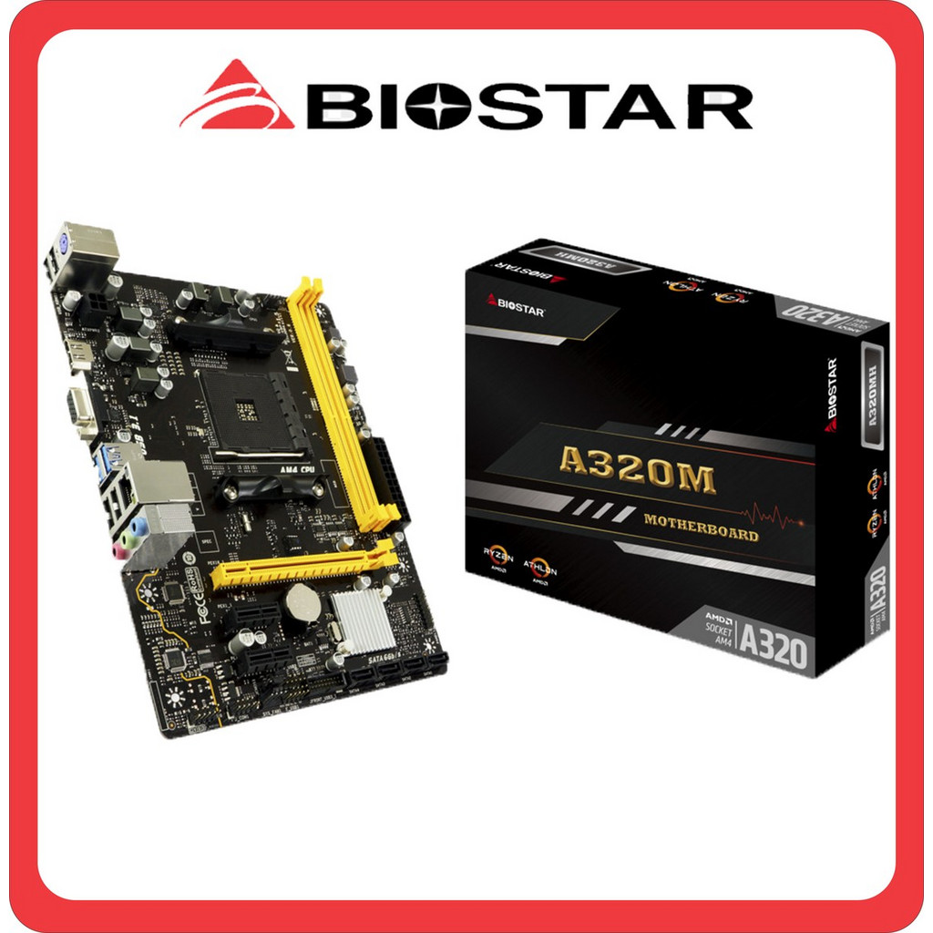 Biostar A320MH Motherboard Micro ATX με AMD AM4 Socket | BestPrice.gr