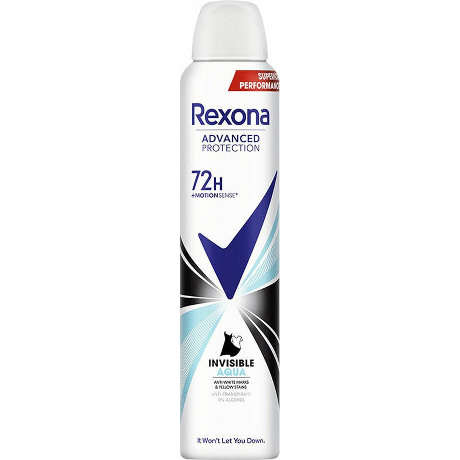 Rexona Active Protection Invisible Aqua Αποσμητικό Spray 72h Χωρίς ...