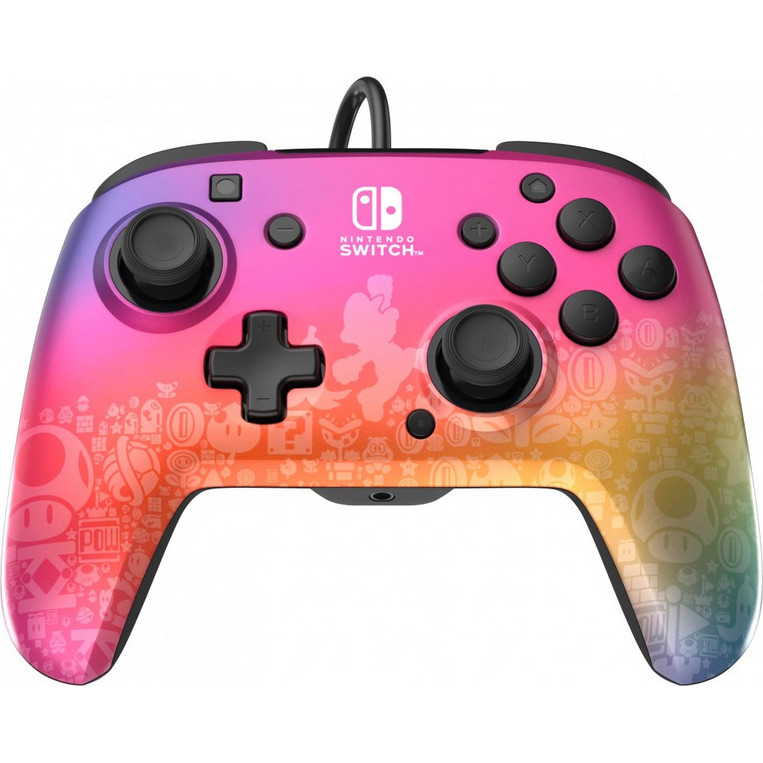 PDP Faceoff Deluxe Star Spectrum Wired Controller PC & Switch ...