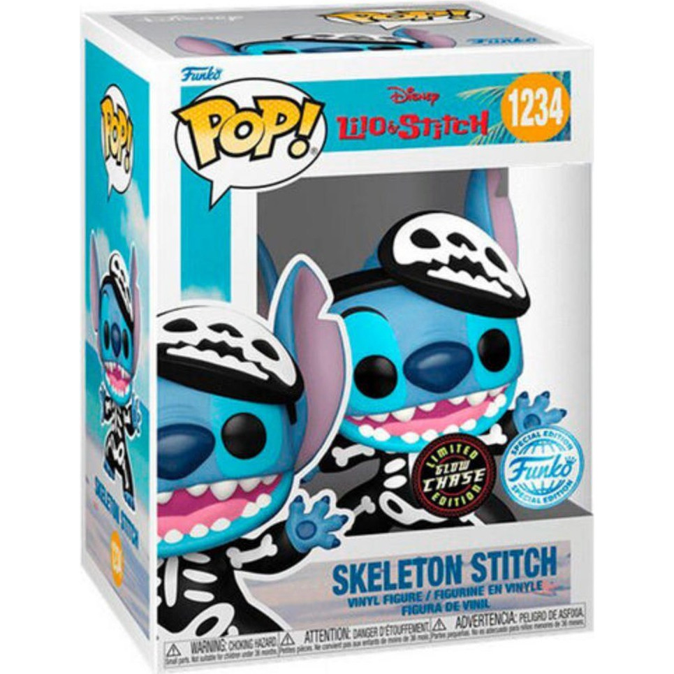 Funko Pop! Disney Lilo & Stitch 1234 Skeleton Stitch Exclusive ...