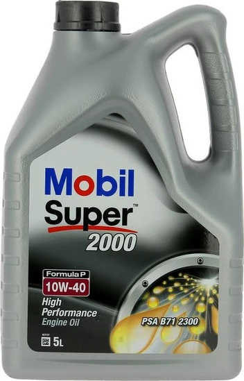 Mobil Super 2000 Formula P Ημισυνθετικό Λάδι Αυτοκινήτου 10W-40 5lt ...