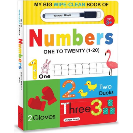 My Big Wipe And Clean Book of Numbers for Kids : 1 to 20 | BestPrice.gr