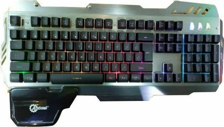 Andowl K55 Gaming Πληκτρολόγιο RGB Silver | BestPrice.gr