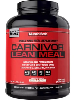 Musclemeds Carnivor Lean Meal Chocolate Fudge Πρωτεΐνη Χωρίς Λακτόζη & Γλουτένη 1.91kg ...