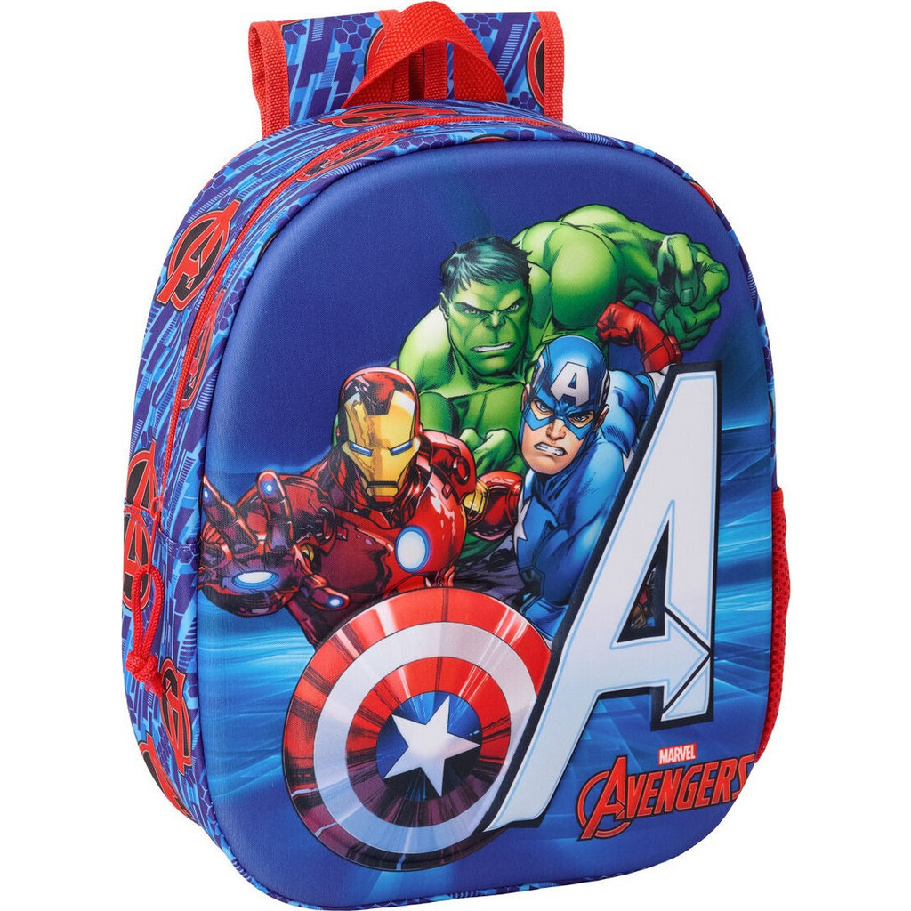 Safta The Avengers Σχολική Τσάντα Πλάτης Νηπιαγωγείου Μπλε 622567890 ...