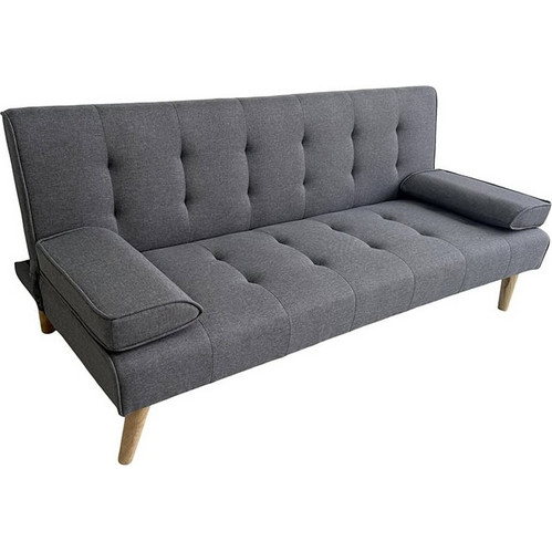 Zita Plus Meryl Grey Τριθέσιος Καναπές Κρεβάτι Γκρι 170x81x74cm 40.0206 ...