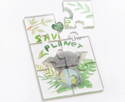 Parisis Μπομπονιέρα Βάπτισης Puzzle Koala από Plexiglass 30τμχ ...