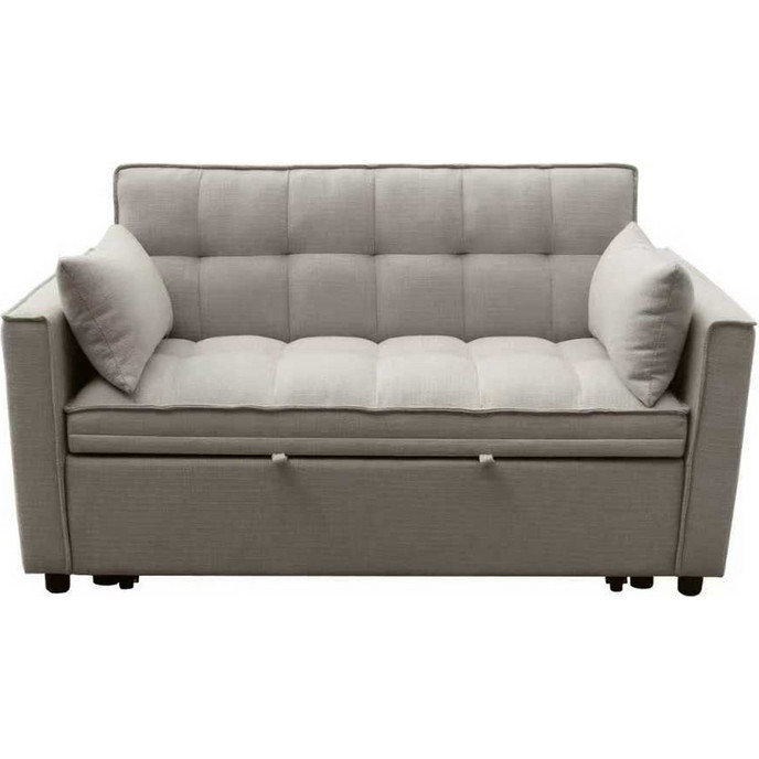 HomeMarkt Borg Διθέσιος Καναπές Κρεβάτι Μπεζ 142x94x78cm HM3289.03 ...