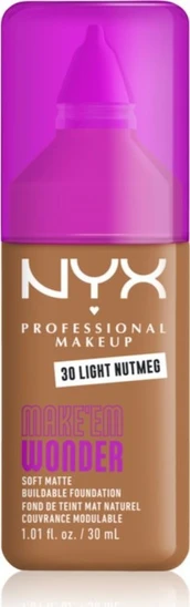 Nyx Make Em Wonder 30 Light Nutmeg Liquid Make Up 30ml | BestPrice.gr