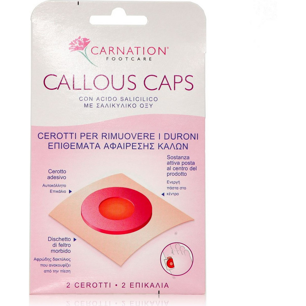 Vican Carnation Callous Caps Επιθέματα για Κάλους 2τμχ | BestPrice.gr